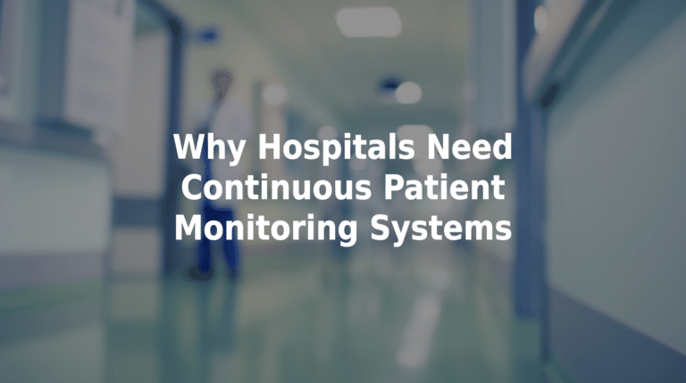 Why Hospitals Need Continuous Patient Monitoring Systems